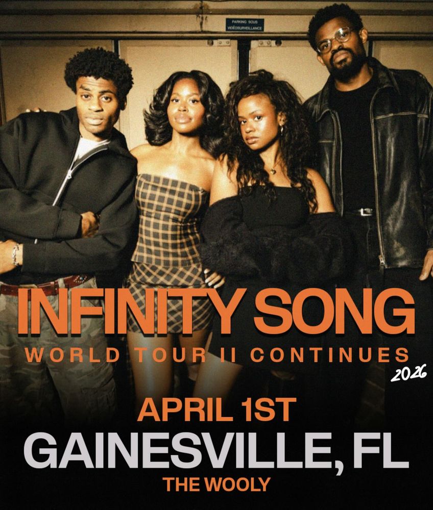 October 8, 2026 at The Wooly with Infinity Song | GainesvilleShows.com