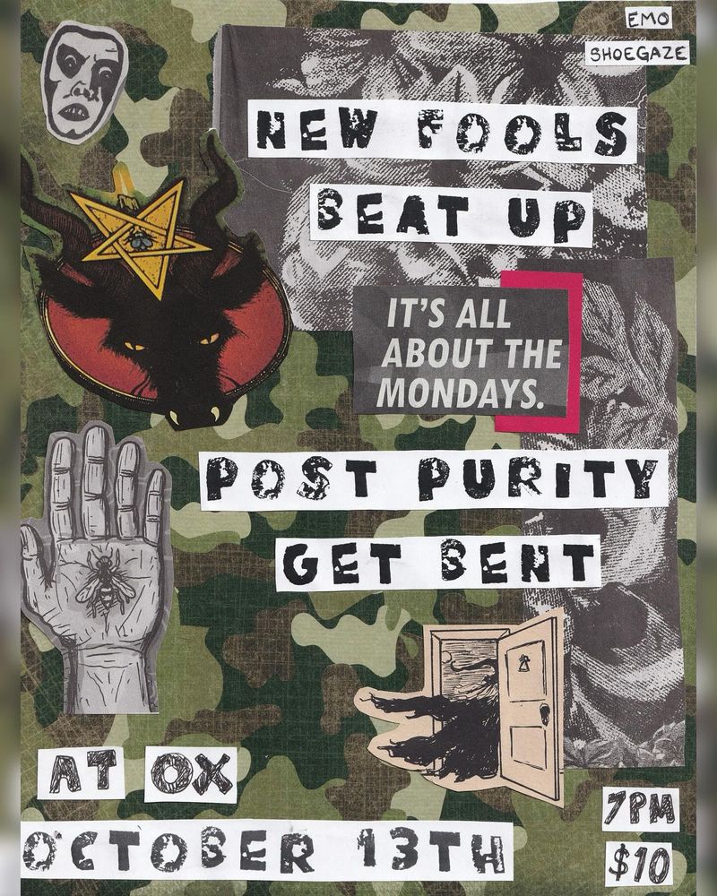 October 13, 2025 at The Ox with New Fools, Beat Up, and 2 more ...