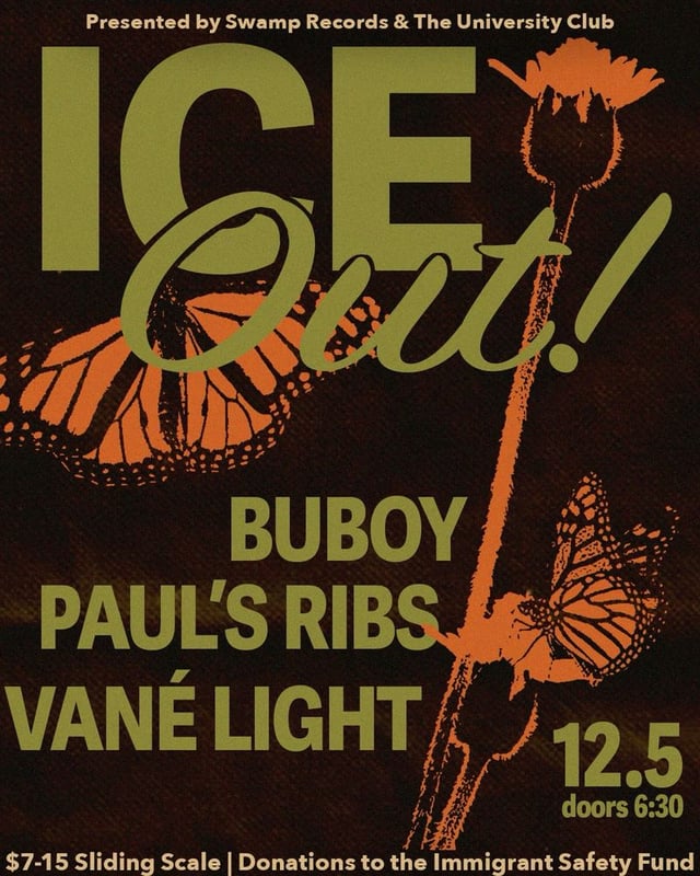 February 16, 2026 at The Ox with Bedroom Division, Tanner Martin, and 2 ...